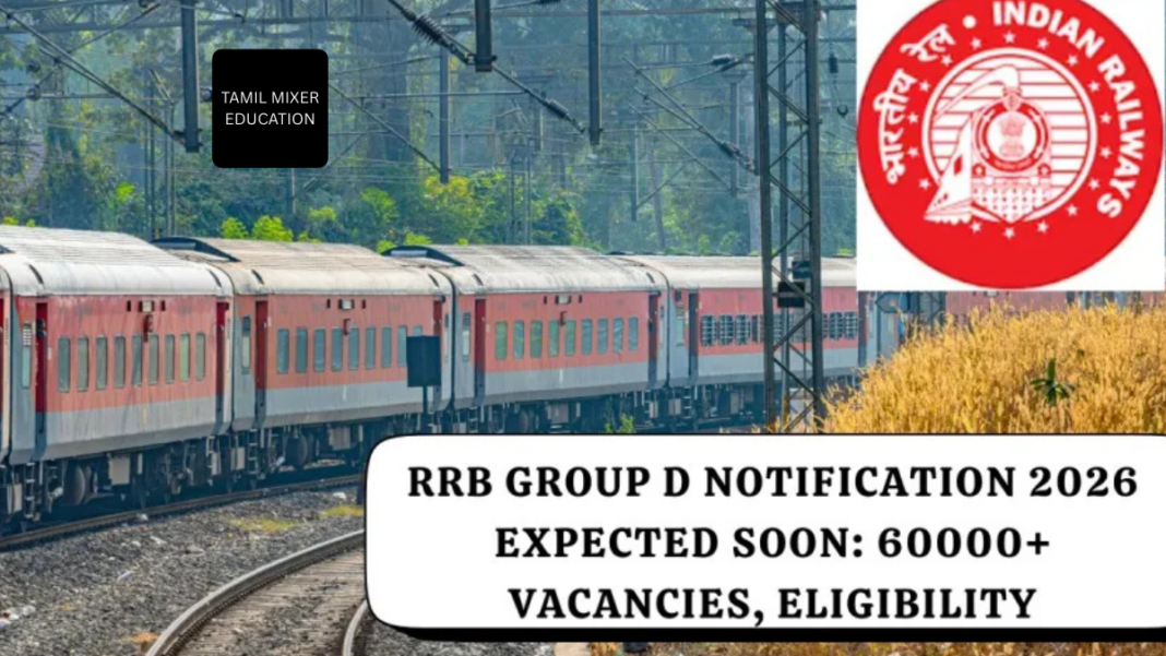 🚆 RRB Group D Notification 2026 – 60,000+ Vacancies Expected! 10th ...