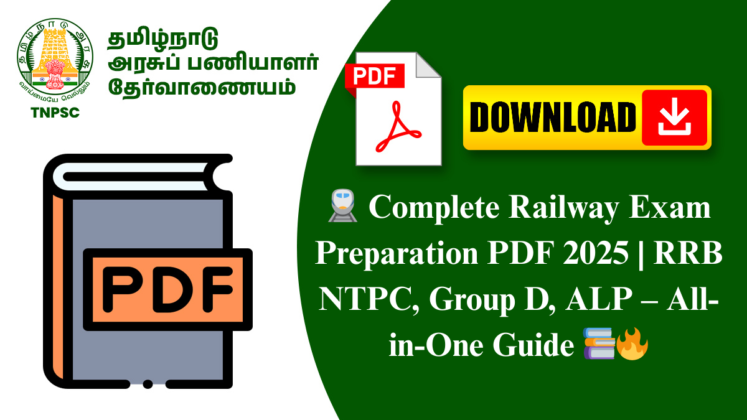 🚆 Complete Railway Exam Preparation PDF 2025 | RRB NTPC, Group D, ALP ...